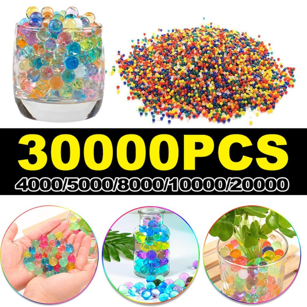 Hydrogel Pearl Shaped Crystal Soil Water Beads Bio Gel Ball for Flower ...