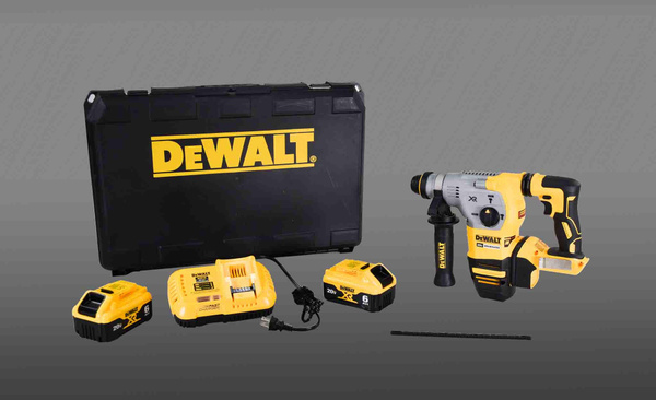 DeWalt DCH293R2 20V Cordless Brushless 1 1/8" SDS Plus L Shape Rotary ...