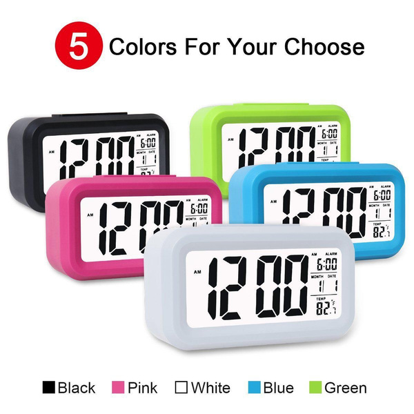 Intelligent luminous digital alarm clock multifunctional electronic ...