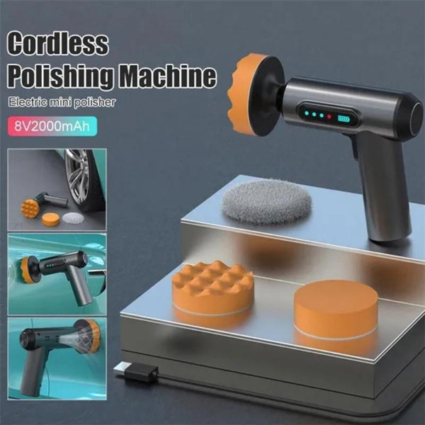 New Wireless USB Rechargeable Electric Car Polishing Machine Polisher ...