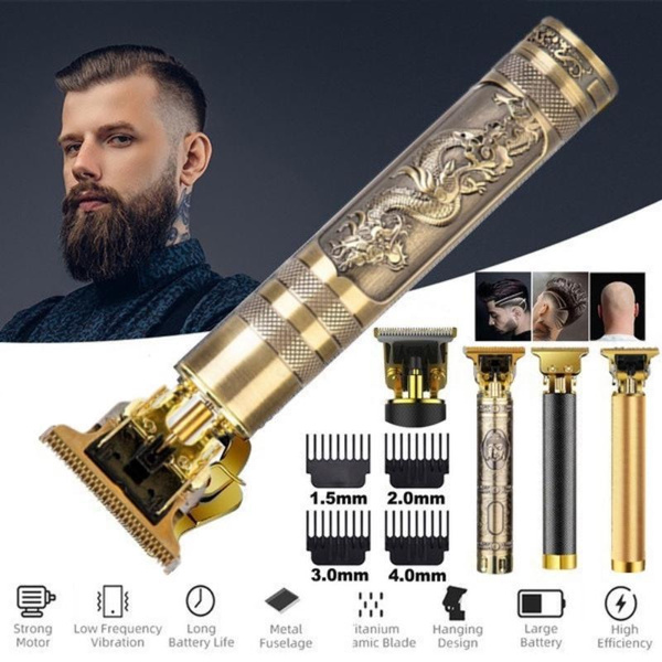Hair Clippers Beard Trimmer for Men Professional Mens Cordless Barber ...