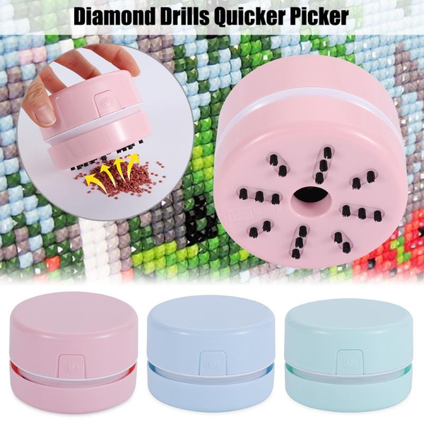 Diamond Painting Mini Diamonds Drills Picker Portable Desktop Vacuum ...