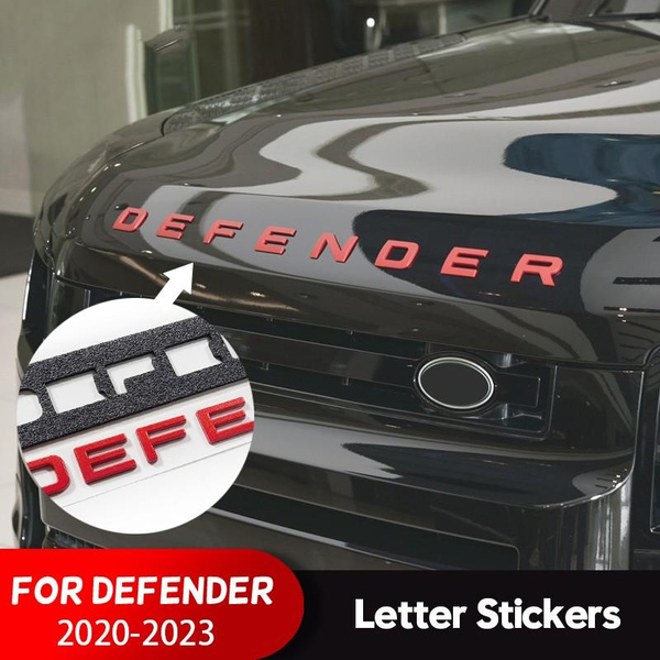 Car 3D ABS DEFENDER Letter Logo Stickers and Decals For Land Rover ...