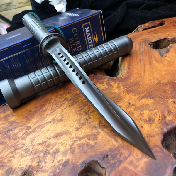 13"/7.5" Jagdkommando Twisted Tri Edge Dagger Bead Blast SPECIAL FORCE ...