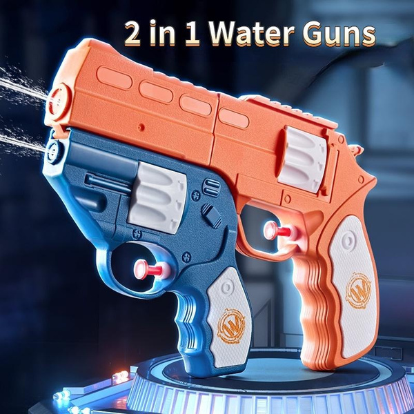 2 In 1 Squirt Guns Water Gun Split Children's Summer Beach Parent-child ...