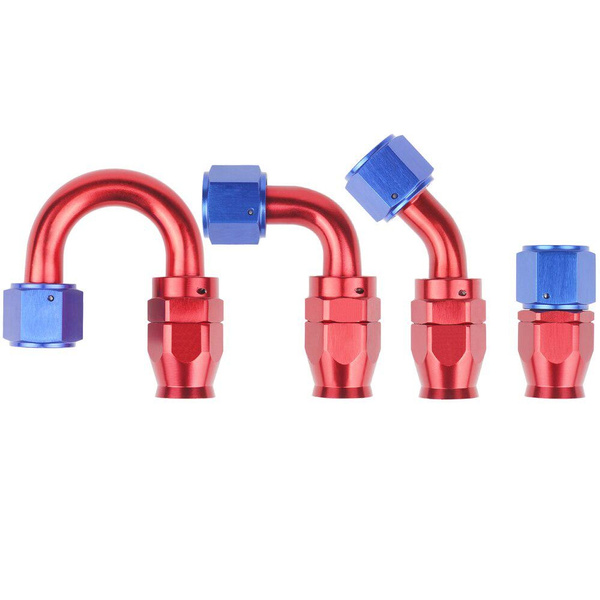 Aluminum Fuel System Fittings Hose End Adapters Reusable Hose Connector ...