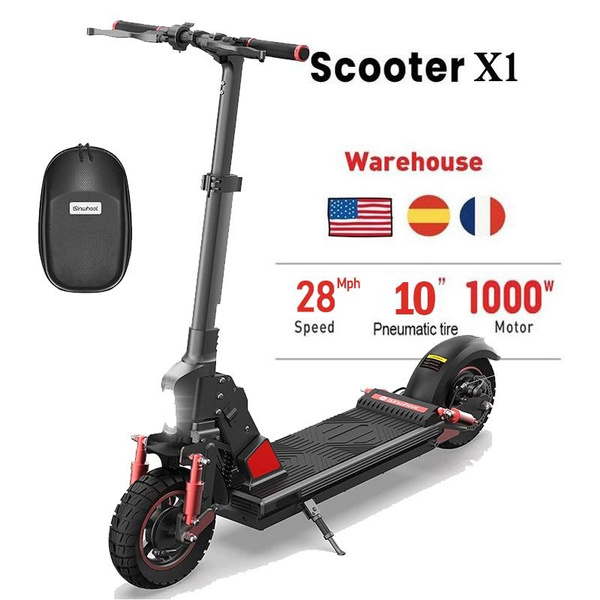 E Scooter X1 Electric Scooter Peak Power 1000W E-Scooter 10" Off-Road ...