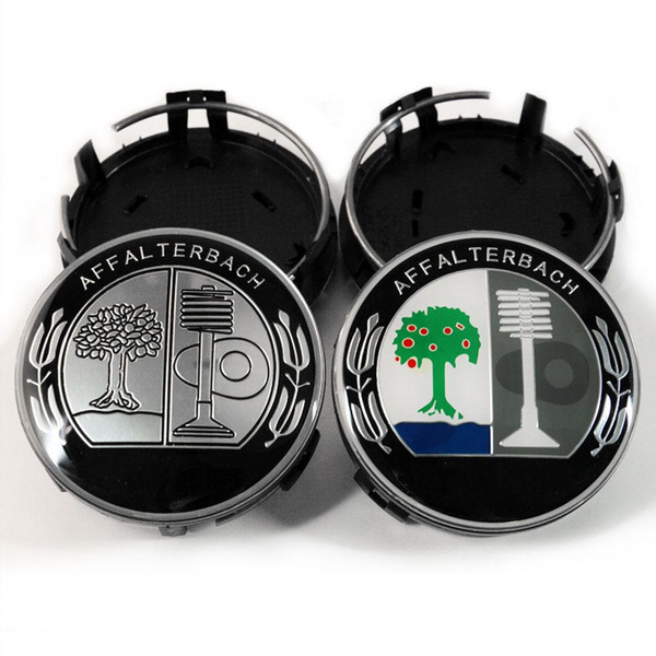 4pcs Car Wheel Center Cap Sticker For AFFALTERBACH AMG Mercedes Benz ...