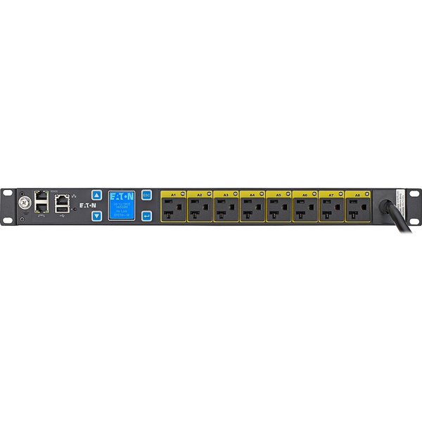 Eaton Single-Phase 120V Managed Rack Power Distribution Unit, 8-Outlet ...