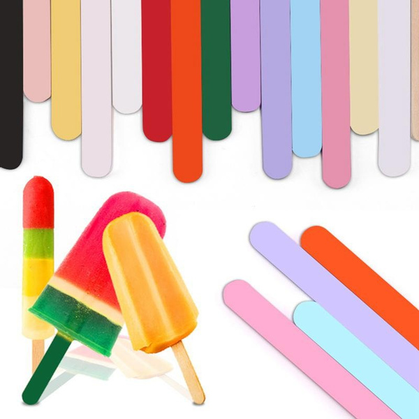 10Pcs Reusable Acrylic Cakesicle Popsicle Sticks Mirror Lolly Sticks ...