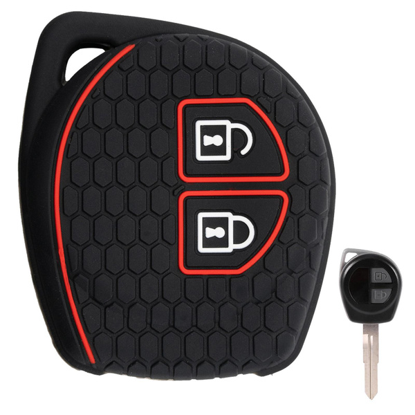 2 Button Silicone Car Remote Key Fob Case Cover For Suzuki Swift Wagon ...