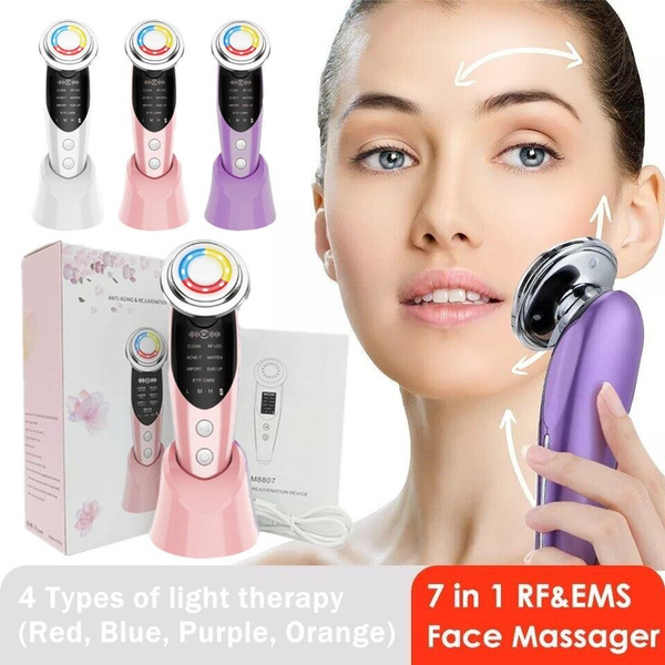 7 in 1 EMS Photon Rejuvenation Face Lift Devices RF Microcurrent Skin Rejuvenation Facial ...