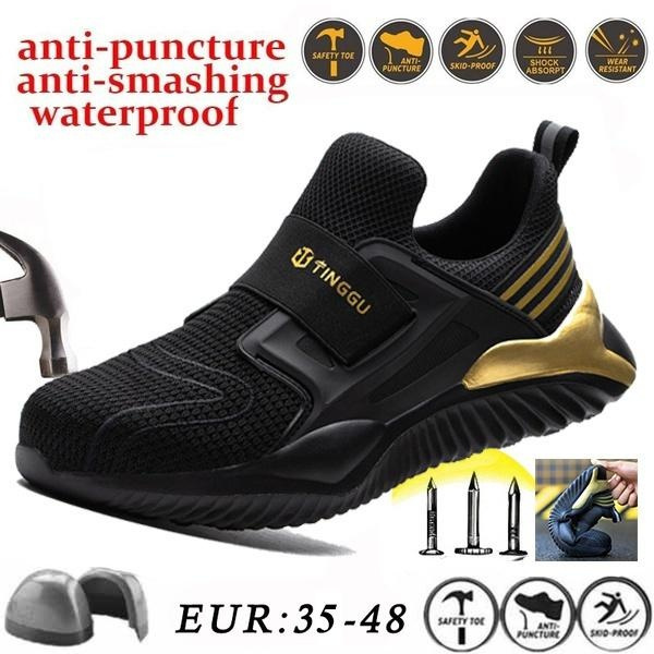 Professional Anti-smash Anti-puncture Indestructible Steel Toe Comfort ...