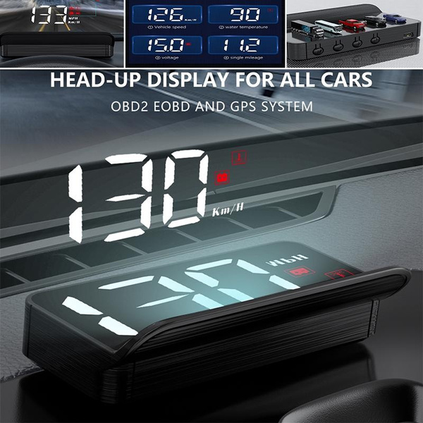 M3 Auto OBD2 Head-Up Display Auto Electronics HUD Projector Display ...