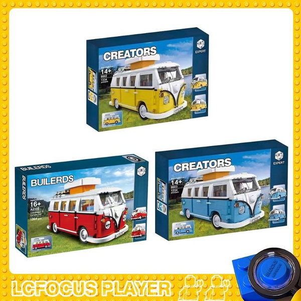 3 Style Camper Bricks Van Car Bluding Blocks High-tech Bus Toys for Kid ...