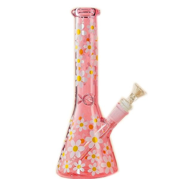 25cm Tall Daisy Glass Dab Rigs Smoke Pipe Hookahs With 14mm Bowl | Wish
