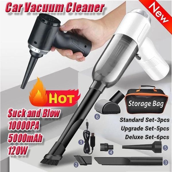 10000pa New Wireless Car Vacuum Cleaner 5000mah 120w High Power