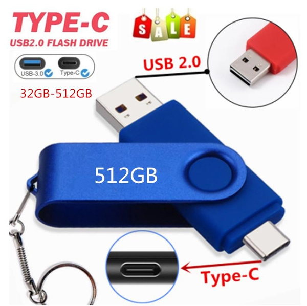New Type-C USB Flash Drive Metal Pen Memory Drive OTG USB 3.0 4GB/64GB ...