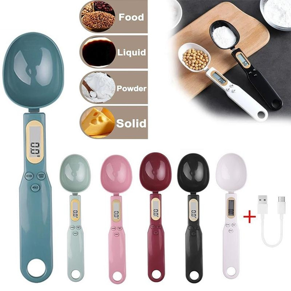 Rechargeable Spoon Scale 500g / 0.1g Digital Kitchen And Laboratory ...