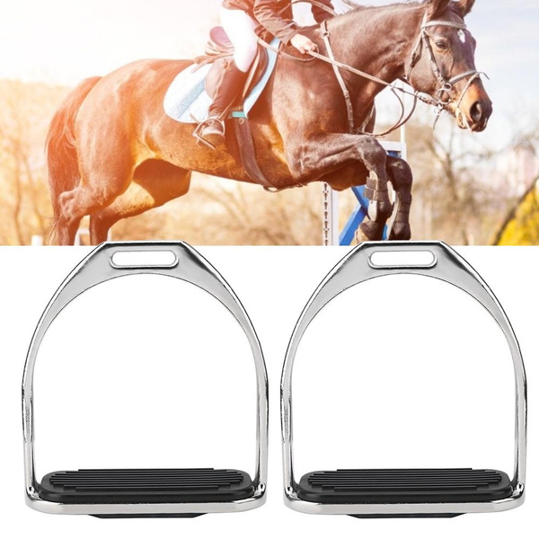 Horse Riding Stirrup,Plating Iron Safety Horse Saddle Equestrian ...