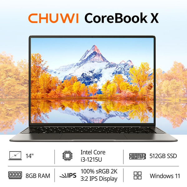 New Arrival CHUWI CoreBook X 14" Laptop Intel Core i3-1215U 512GB SSD ...