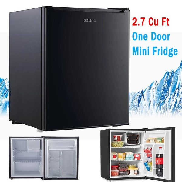 Galanz 2.7 Cu Ft One Door Mini Fridge, Stainless Steel Look, Estar | Wish