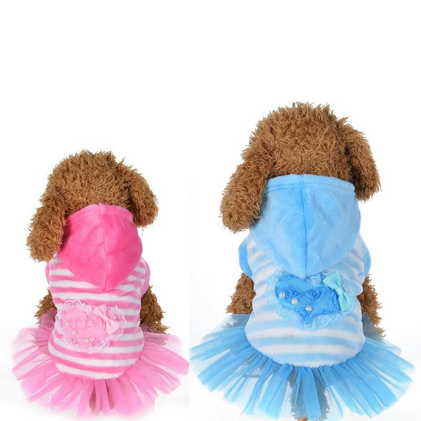 Summer Dog Dresses Clothes Princess Dress For Dogs Pet Sweetheart Skirt ...