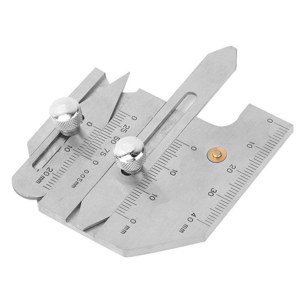 Stainless Steel Double Slide Welding Pit Seam Gauge Bead Gage Pipe ...