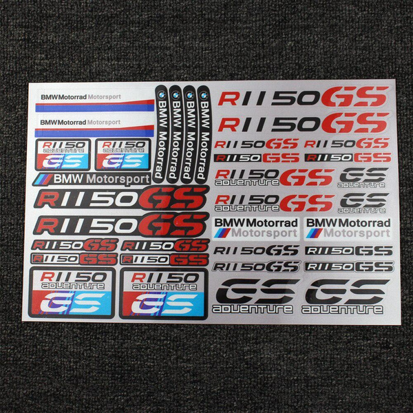 New Motorcycle Stickers Body Reflective Waterproof Body Fuel Tank Logo ...