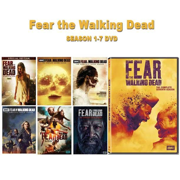 Fear The Walking Dead Complete Season 1-7 DVD (TV) (2015-2022) 27-Disc Movie Collection Set | Wish