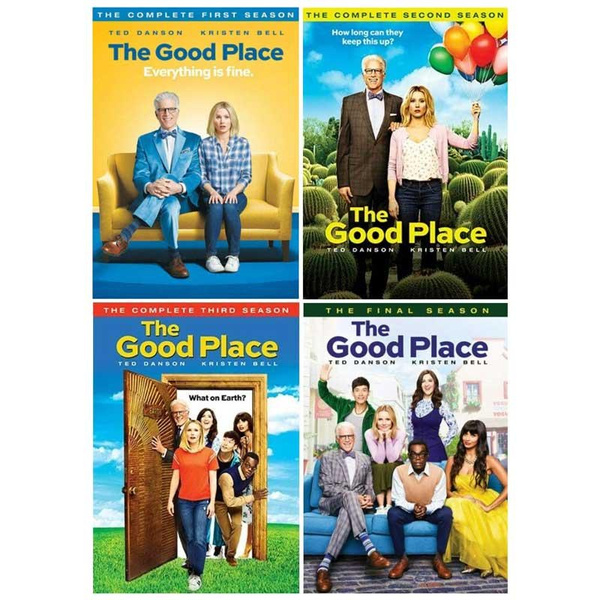 The Good Place Season 1 2 3 4 1-4 DVD (TV) (2017-2020) 8-Disc Movie ...