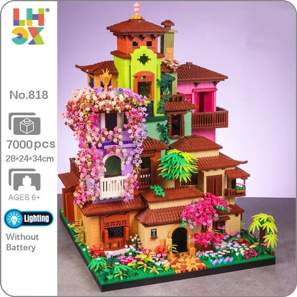 World Architecture Magic House Cherry Blossom Villa Garden Light Model ...