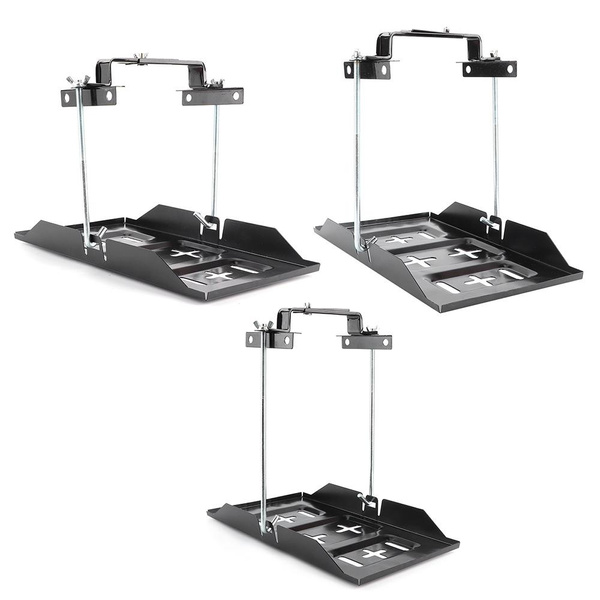 Battery Hold-Down Tray, Battery Tray Clamp Sturdy Universal Battery ...