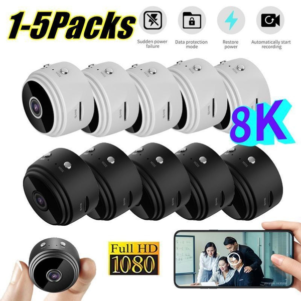 (1-5Packs)2023 New Upgraded Memory Storage Memory Storage 8K Spy Camera ...