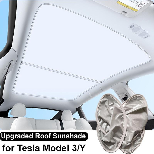 For Tesla Model 3 Model Y Ice Cloth Front Rear Sunroof Windshield ...
