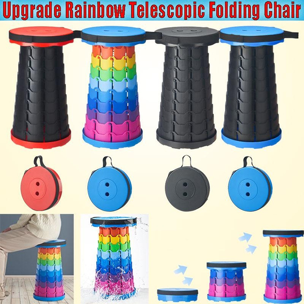 New Upgraded Creative Folding Chair Portable Adjustable Retractable ...