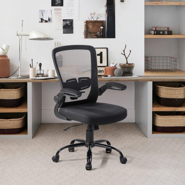 FurnitureR Ergonomic Height Adjustable Mesh Task Chair/ Black | Wish