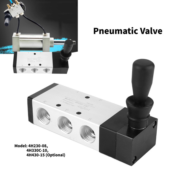 5 Port 3 Position Hand Lever Operated Control Pneumatic Manual Valve 0 ...