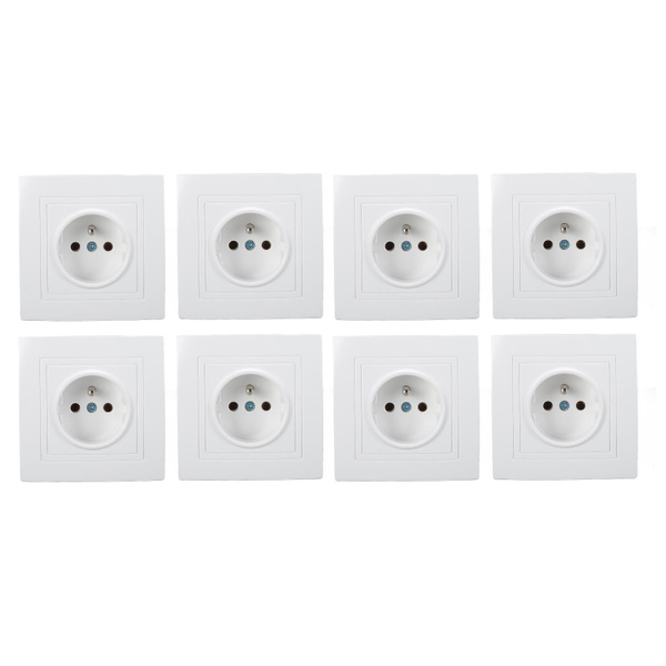 Electrical Outlet, Socket Safe Wear Resistant Wall Mounted Socket ...