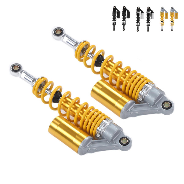 Motorbike Rear Pair 340mm Motorcycle Rear Suspension Spring Universal ...