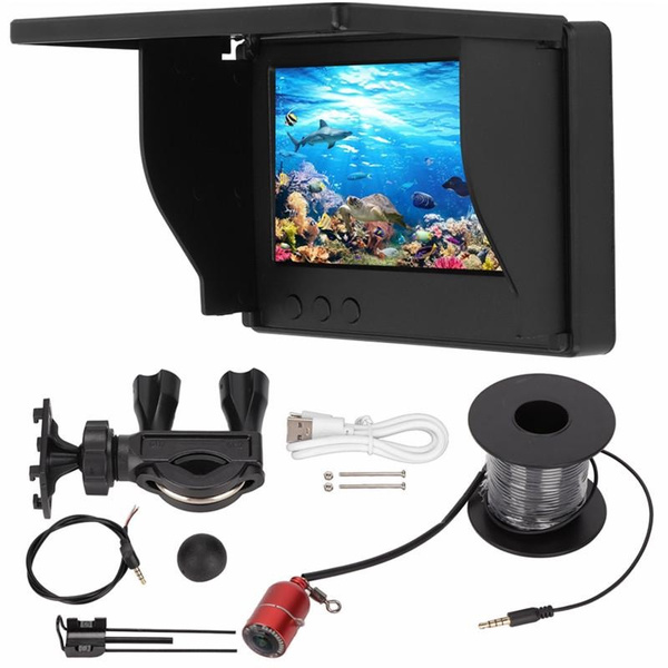 Underwater Fishing Camera Kit, Video Fish Finder with 4.3in LCD Monitor ...