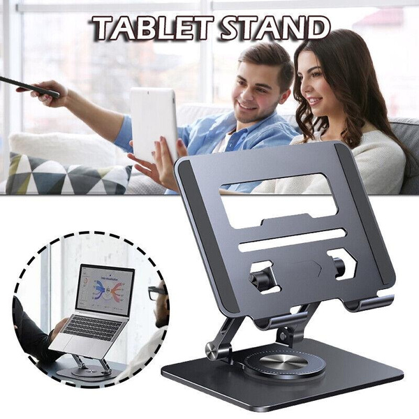 360 Rotating Ergonimic Foldable Aluminum Alloy Portable Notebook Stand ...