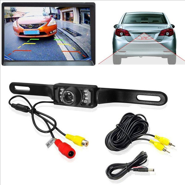 Waterproof IP67 7 LED Rear View Car Reverse Backup Camera Reversing ...