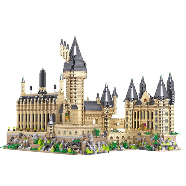 New Medieval Castle MOC Mini Model Building Micro Blocks Architecture ...