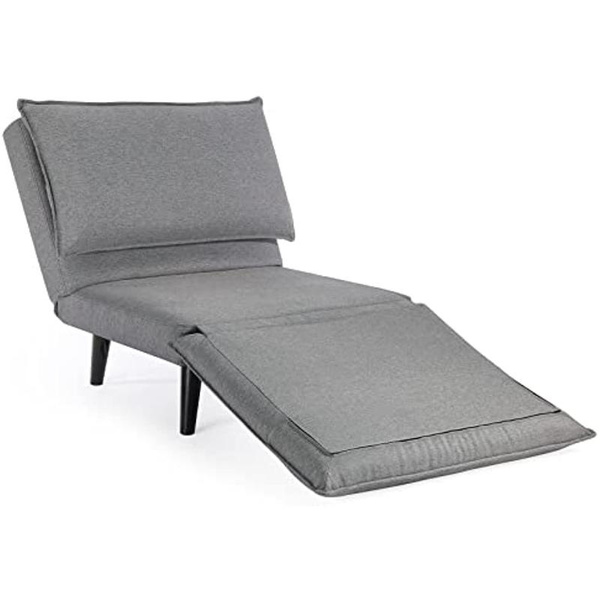 Yaak Convertible Chair Bed, 3 in 1 Sleeper Sofa Bed Chair, Upholstered ...