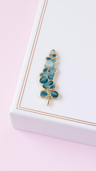 Eucalyptus Enamel Pin, Pin for Pinboard, Aesthetic Enamel Pin, Plant Lady Gift, Botanical Pin ...