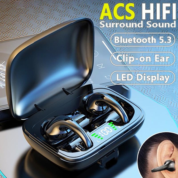 Painless to Wear Bluetooth 5.3 Headsets,Mini True Wireless Earhook ...