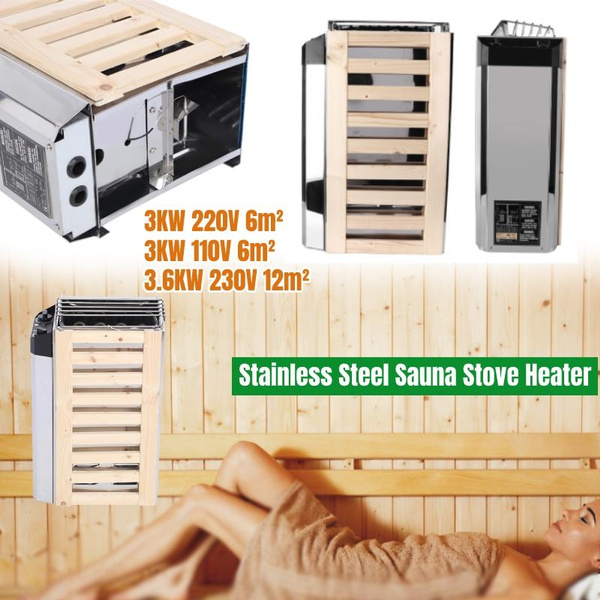 Sauna Heater,3KW 110V 3KW 220V / 3.6KW 230V Internal Control ...