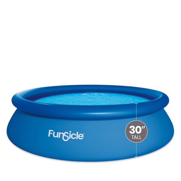Funsicle 10 ft QuickSet Round Above Ground Pool, Includes Cartridge ...