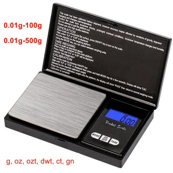 High Precision Jewelry Mini Stainless Steel Electronic Scale Digital ...